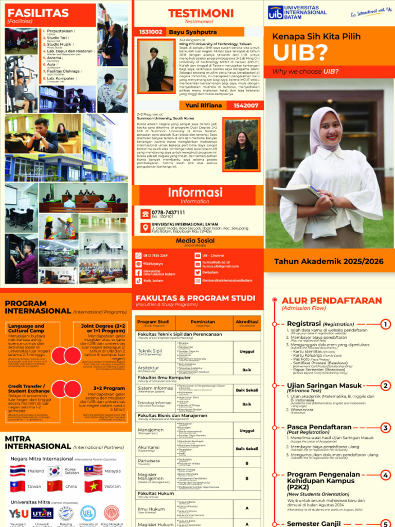 2024 - Brosur Reguler 2025-2026 | PDF