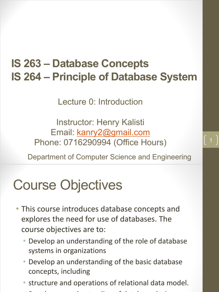 Lecture 0 - Introduction | PDF Lecture 0 - Introduction | PDF