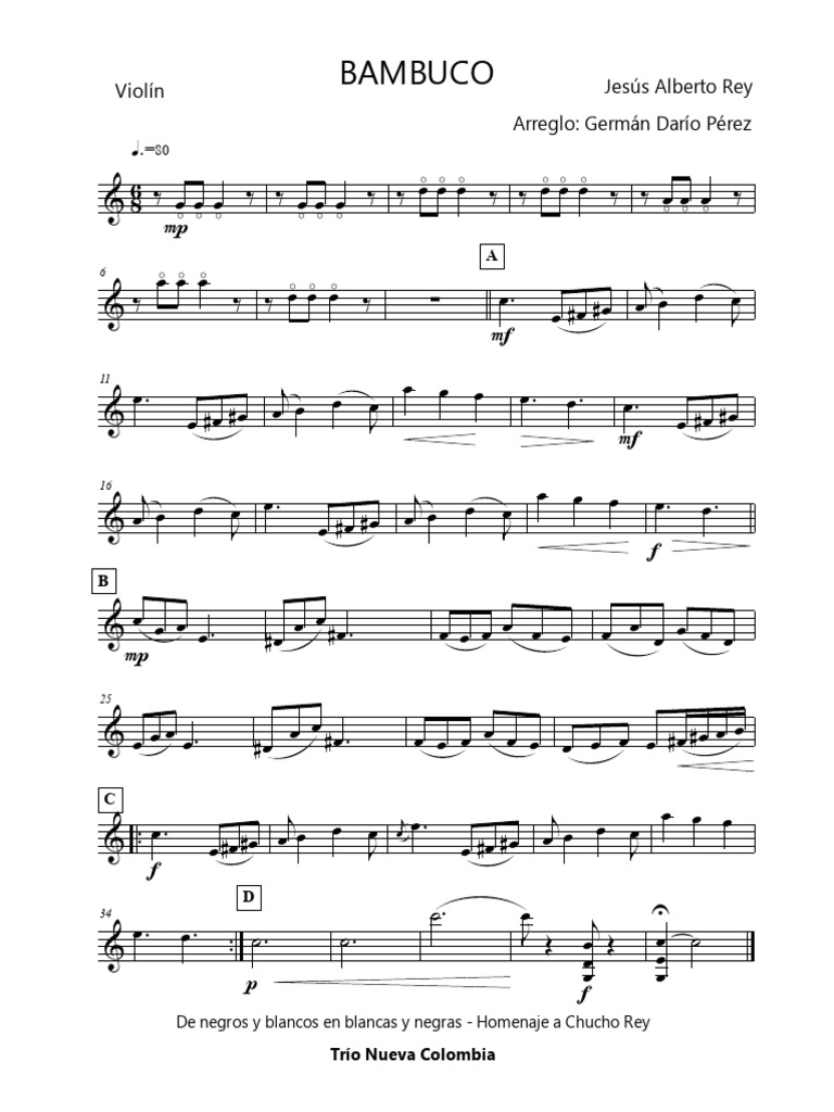 BAMBUCO - Jesus Alberto Rey Mariño | PDF