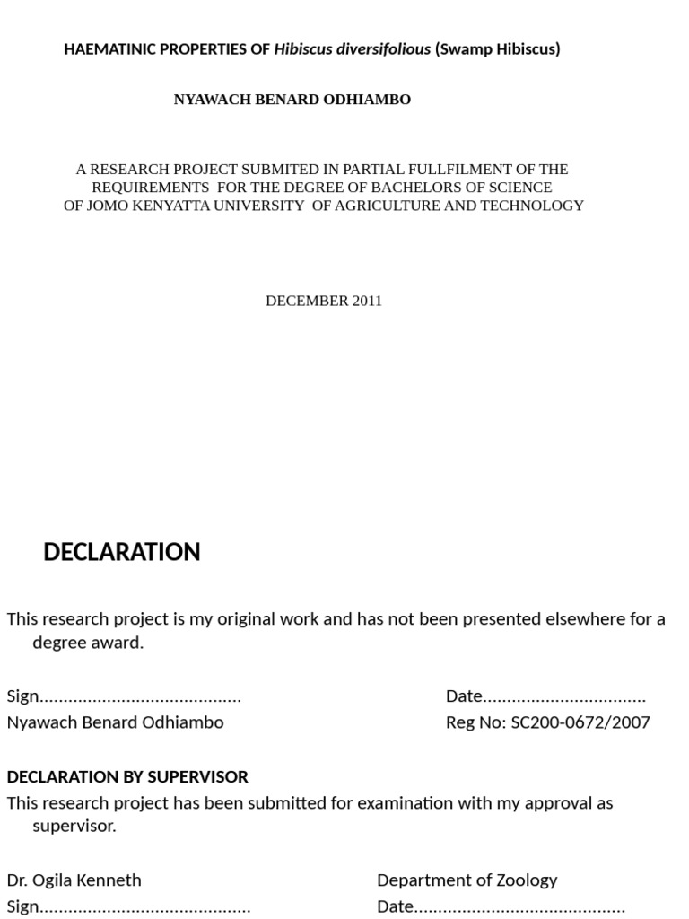 My Undergraduate Research Project Presentation | PDF