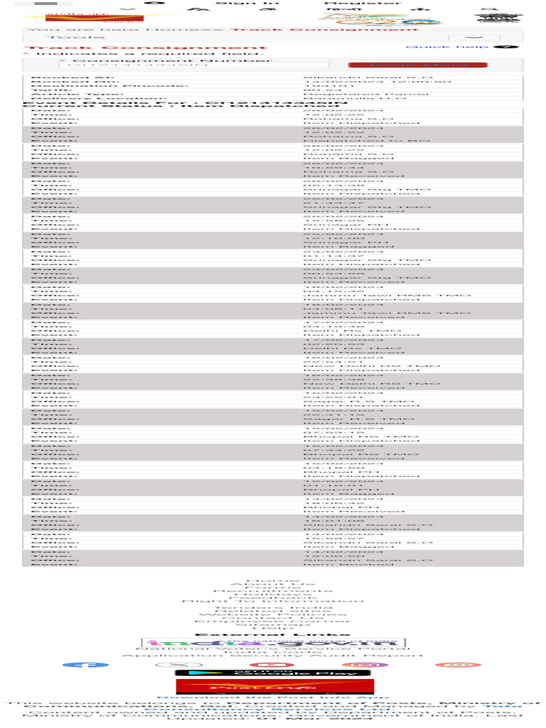 Track Consignment | PDF