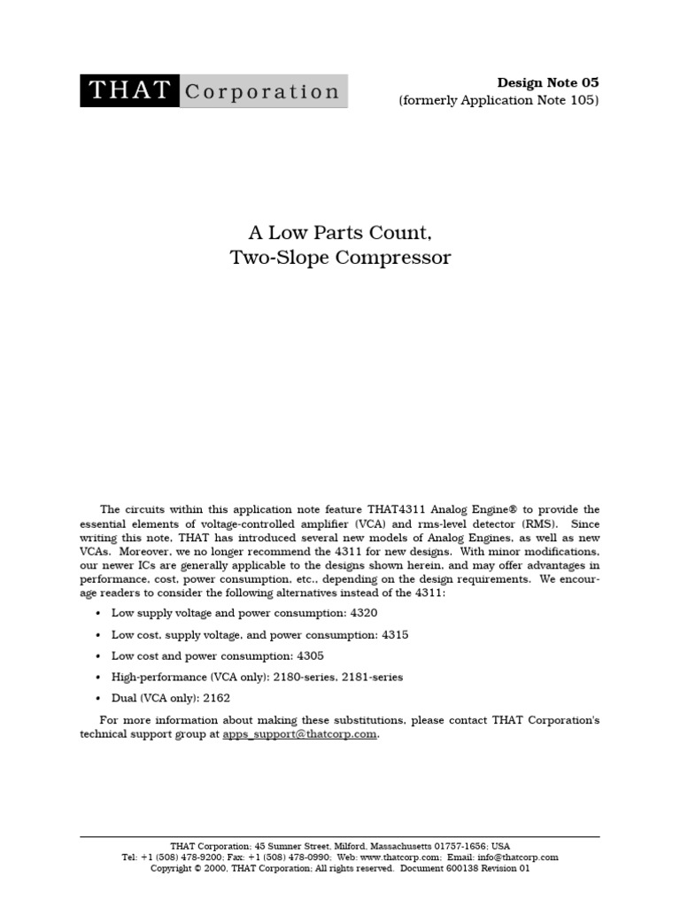 A Low Parts Count, Two-Slope Compressor | PDF