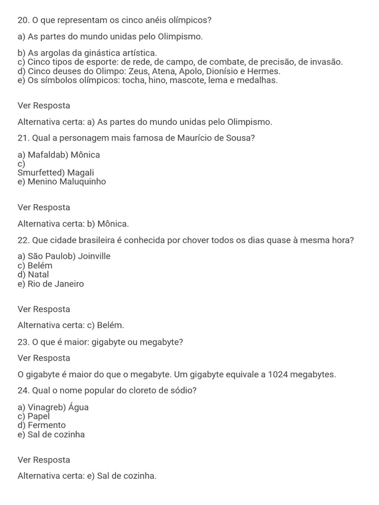 Perguntas e Respost | PDF