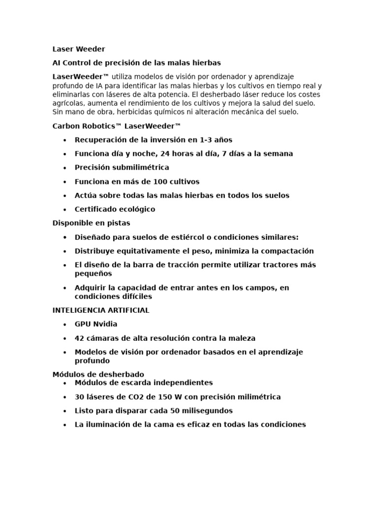 Laser Weeder | PDF