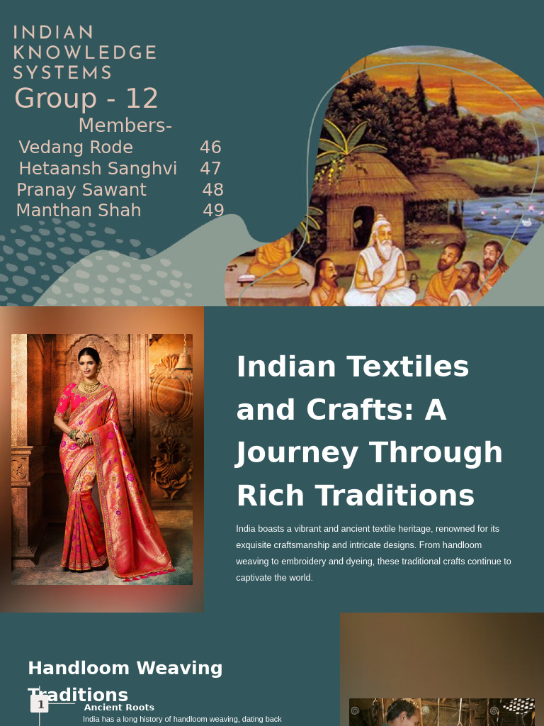 Indian Textiles and Crafts | PDF