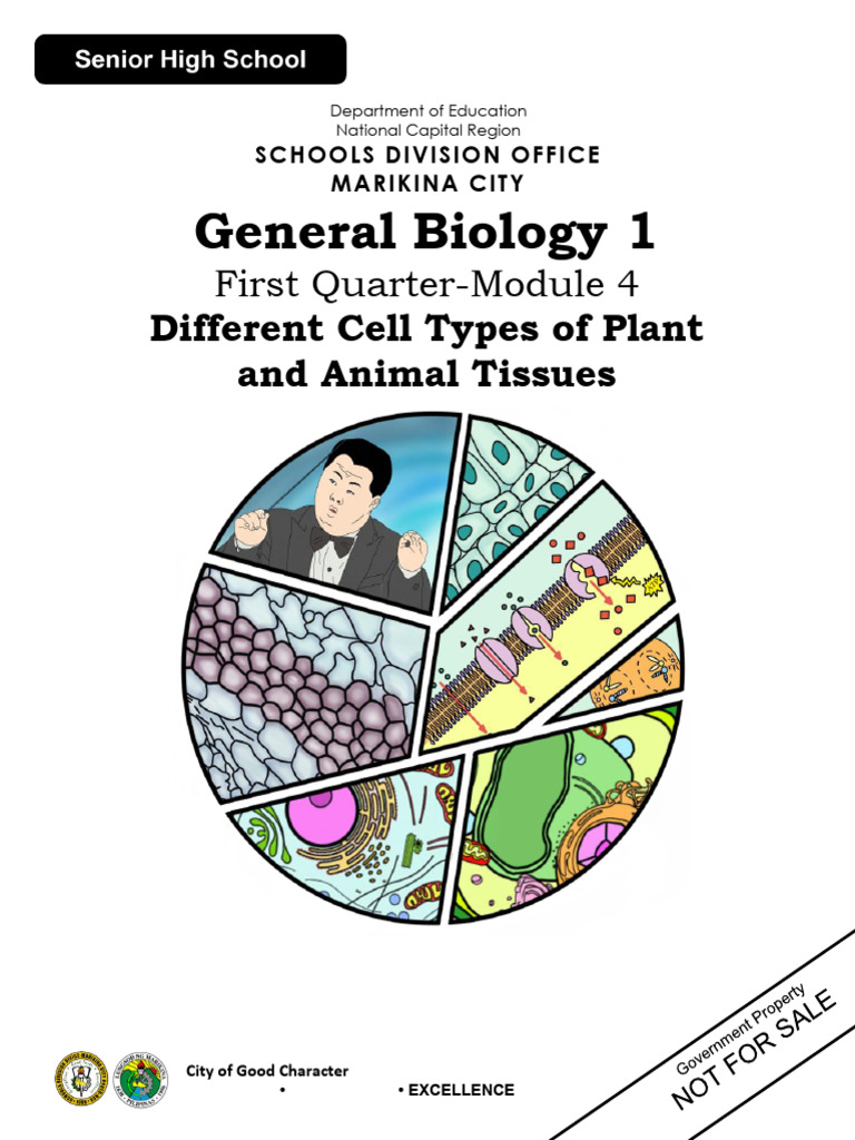 SHS-BIOLOGY 1 - MODULE 4 - Different Cell Types of Plant and Animal ...