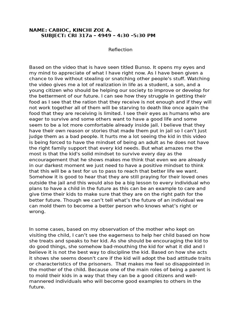 Reflection | PDF