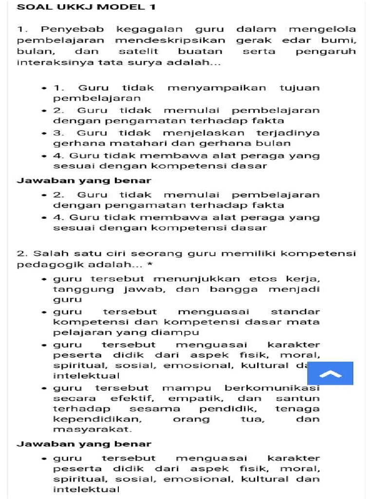 Soal 1 Ukkj | PDF