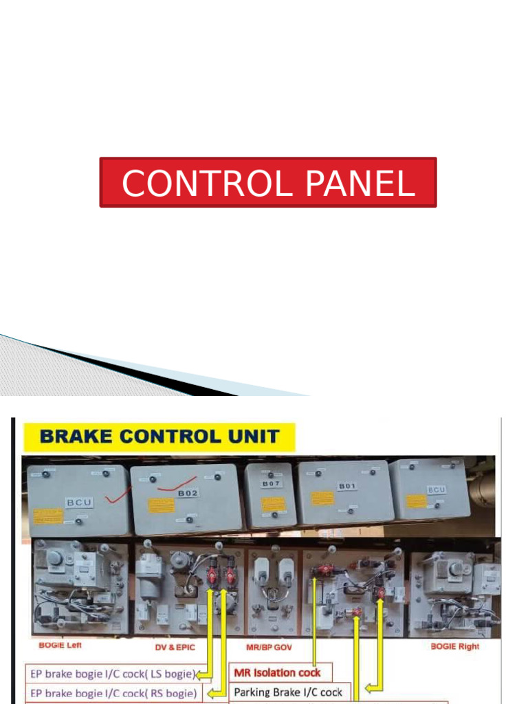 Vande Bharat Control Panels | PDF