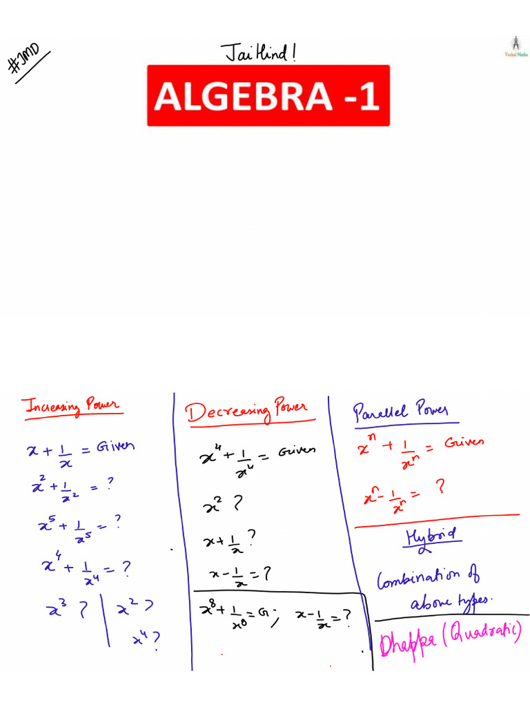 Algebra Class 1 Qa | PDF
