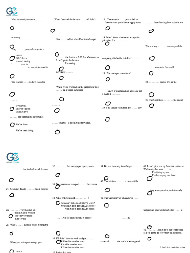 Academic Placement Test | PDF