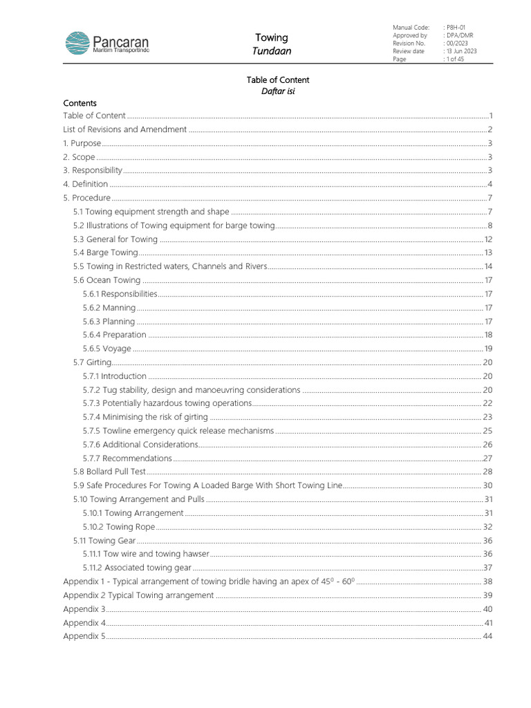 Viq 10.19 - P8H-01 Towing | PDF