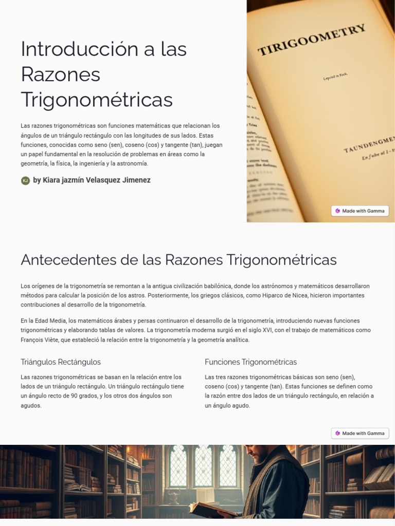 Introduccion A Las Razones Trigonometricas | PDF