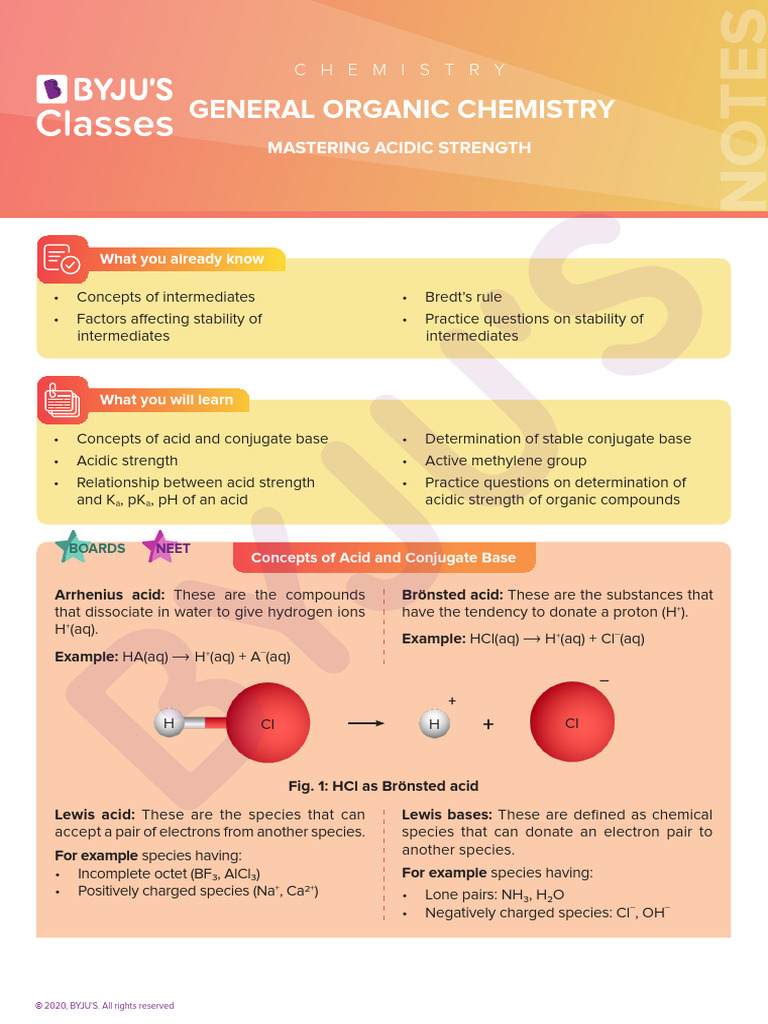 Mastering Acidic Strength | PDF