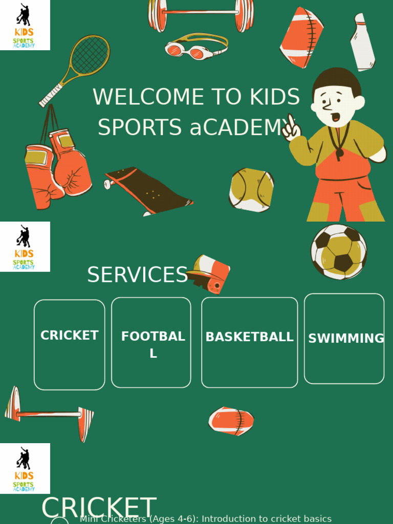 Welcome To Kids Sports Academy | PDF | Sports | Swimming