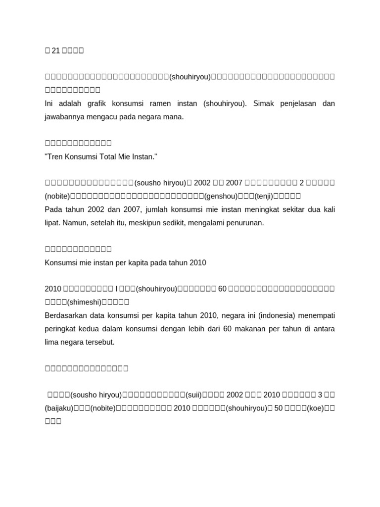 Choukai Bab 21。 | PDF