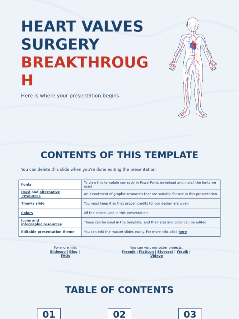 Heart Valves Surgery Breakthrough by Slidesgo | PDF