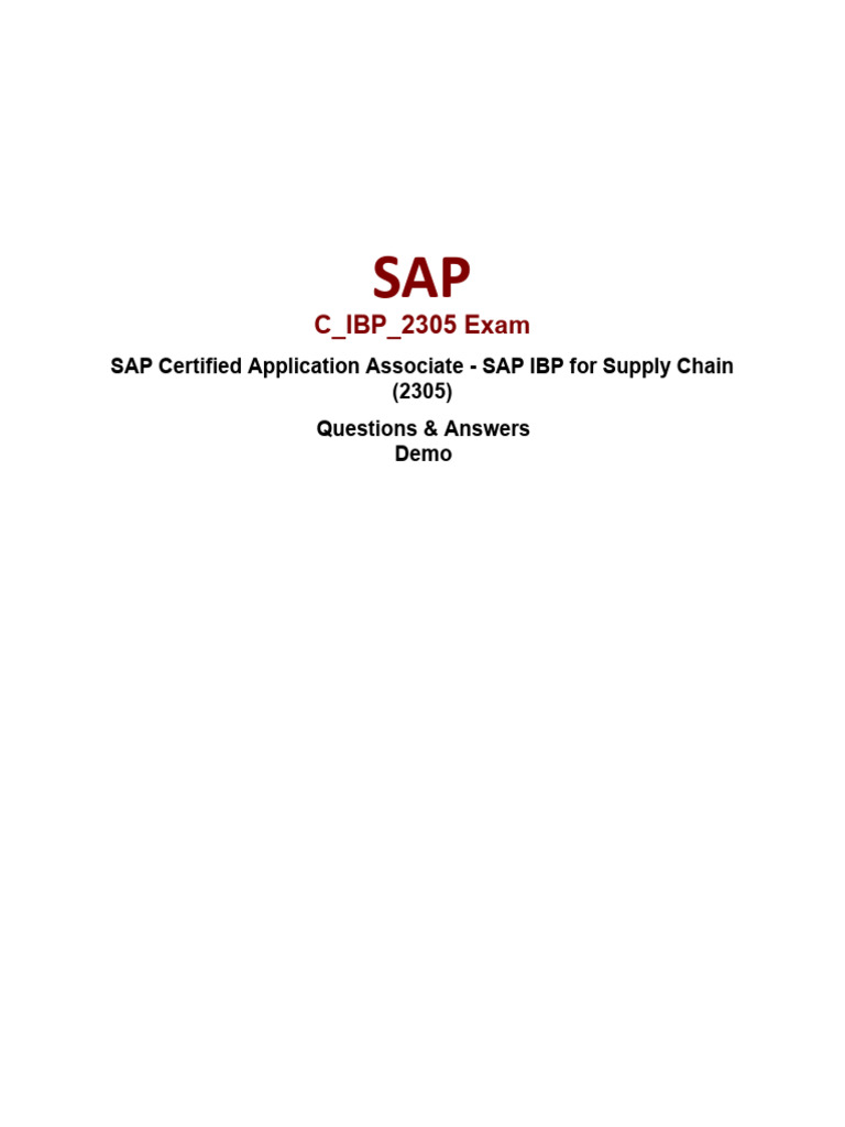 C IBP 2305-Questions | PDF