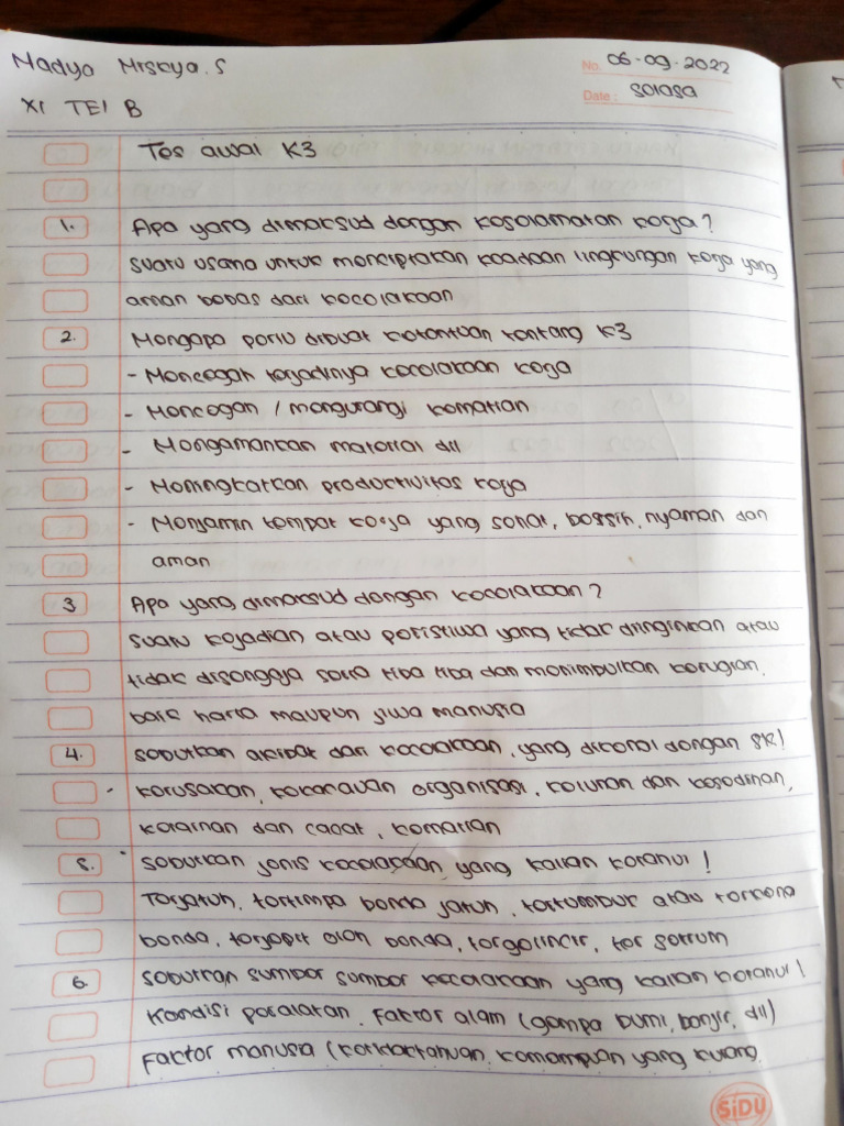 K3-Nadya Miskya-XI TEI B | PDF