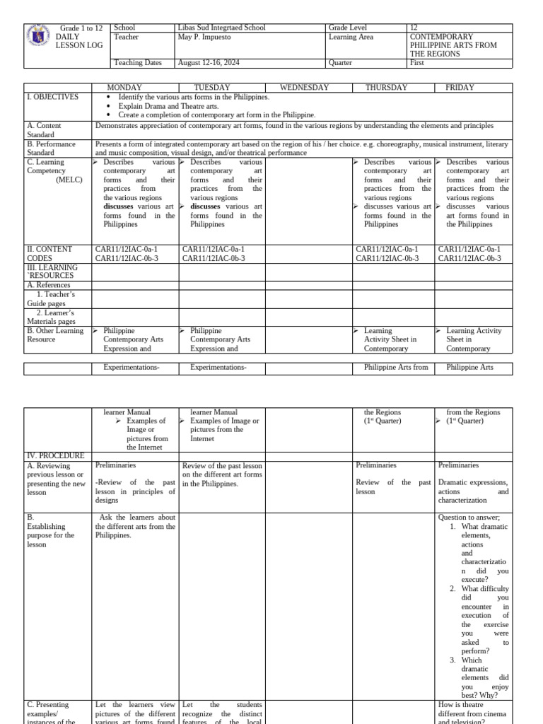 Cpar DLL Week 3 | PDF