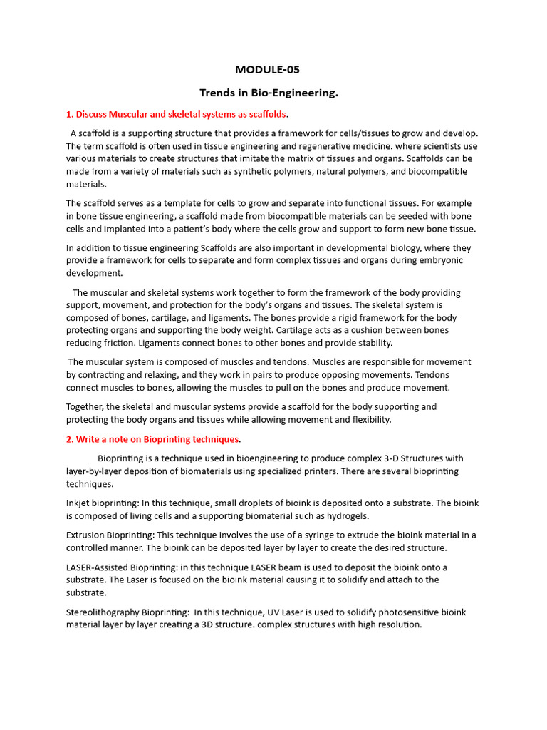 MODULE-05 Bio | PDF
