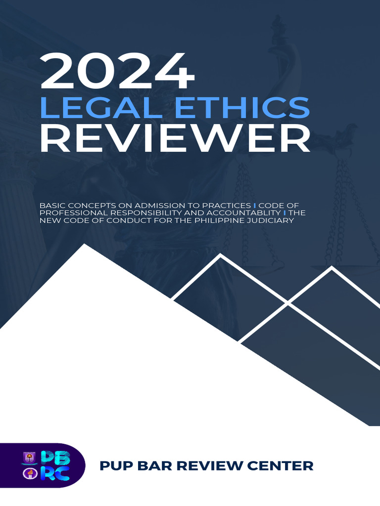 2024 PBRC Legal Ethics Reviewer | PDF