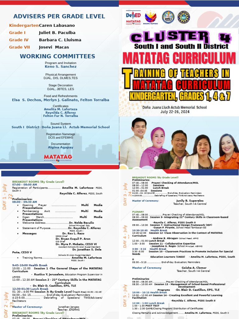 V3Programme MATATAG Training o Teachers - Reyn 2 | PDF