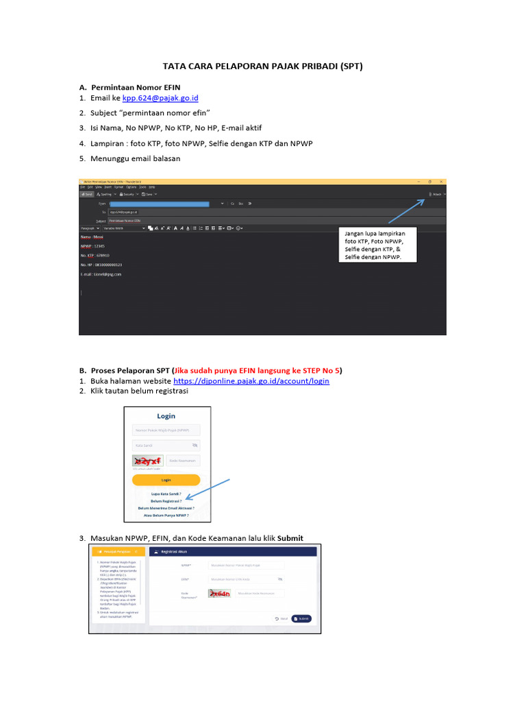 Cara Lapor SPT | PDF