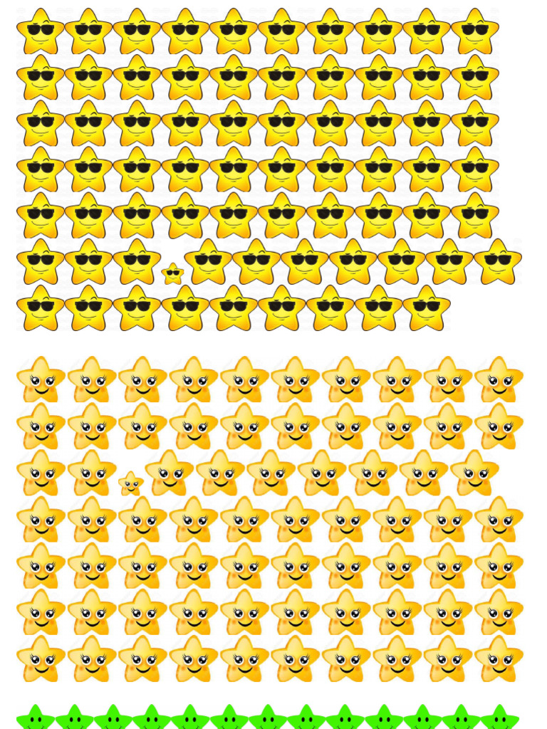 gambar emot smile dan star | PDF