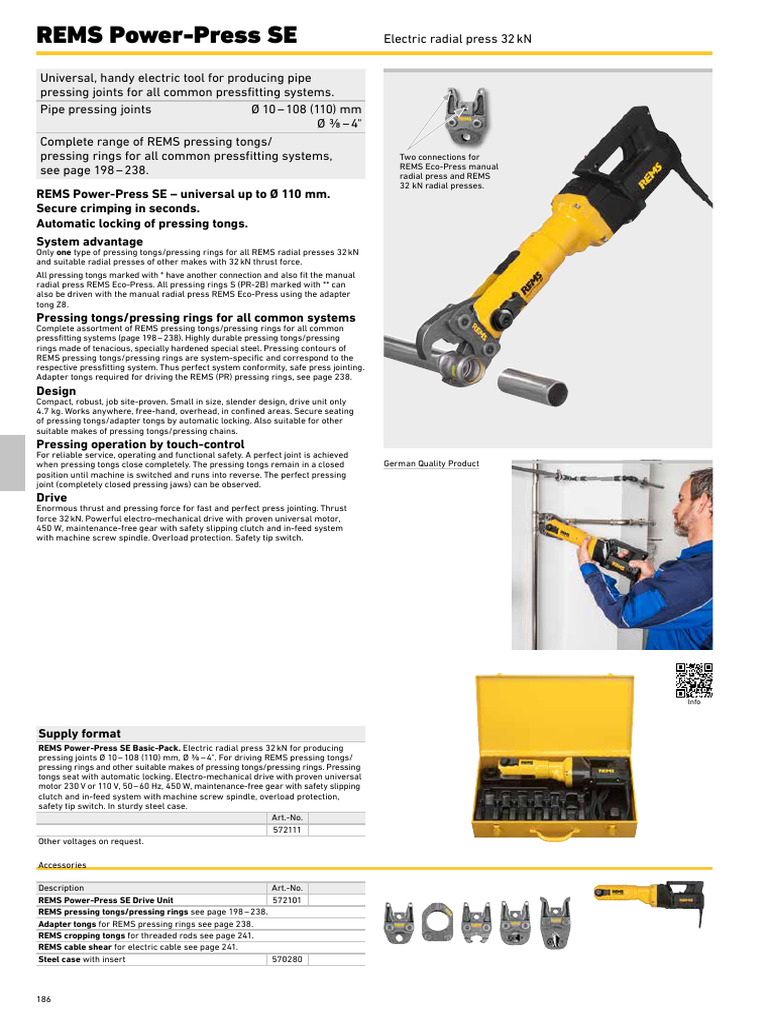 REMS-Power-Press-SE-eng-GBR-oP | PDF