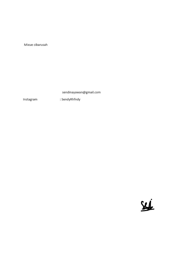 Lamaran Sendi Mixue | PDF | Career & Growth | Sports & Recreation