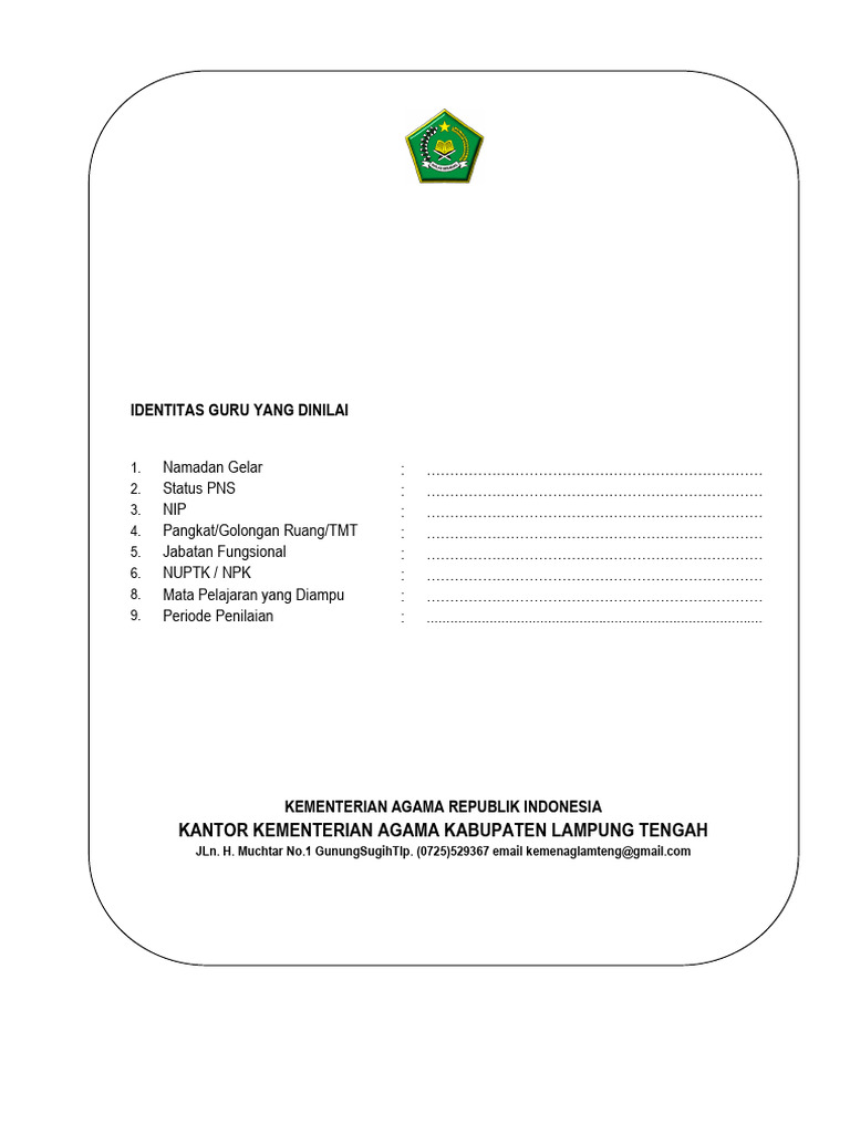 PKG Instrumen Guru 2024 | PDF