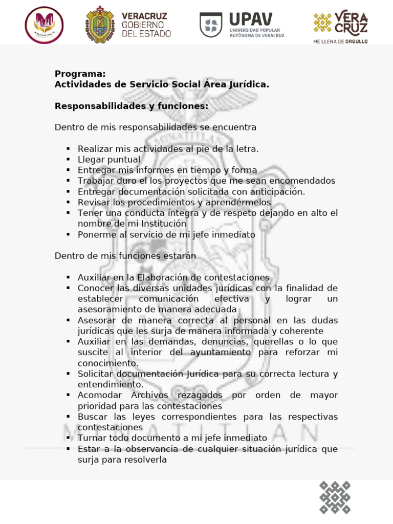 Programa de Actividades Upav | PDF