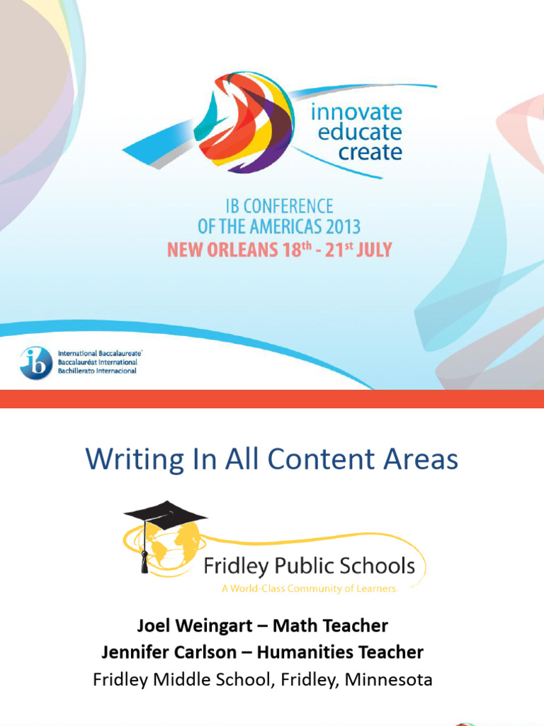 Joelweingart Writing in All Content Areas | PDF