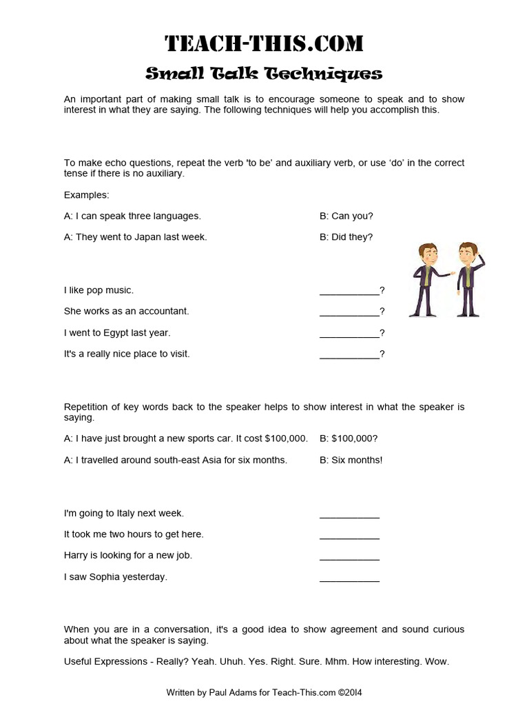 small-talk-techniques | PDF