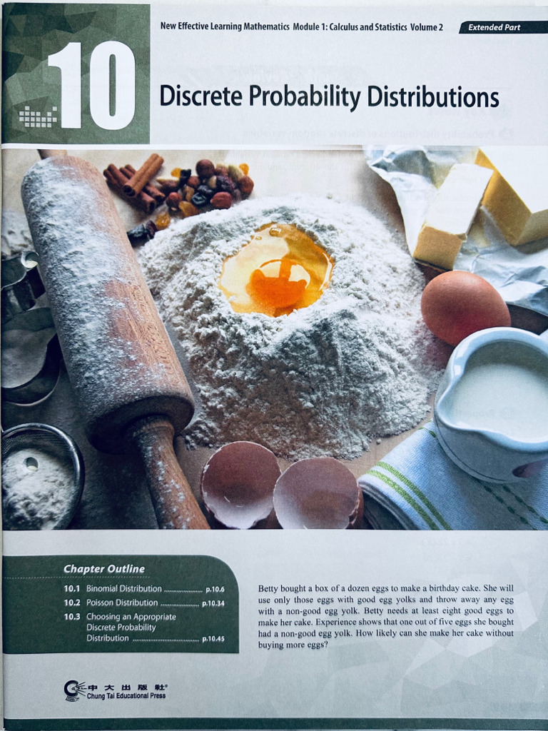 Chapter 10 Discrete Probability Distributions | PDF Chapter 10 Discrete Probability Distributions | PDF