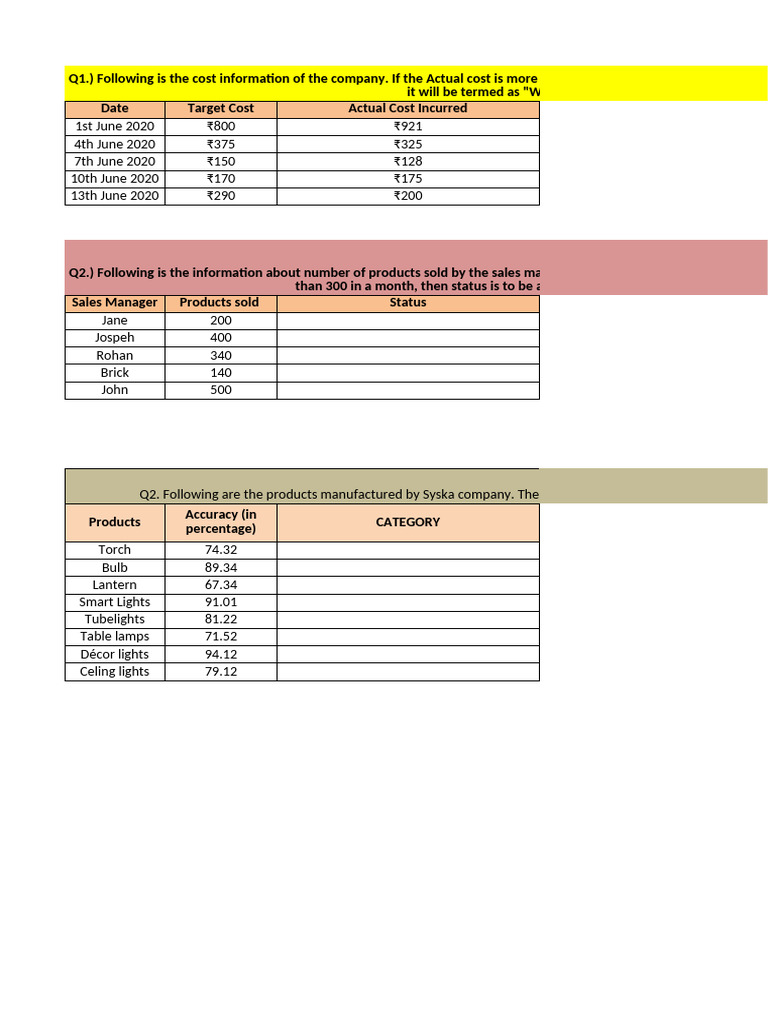 Practical 3 If Statements | PDF
