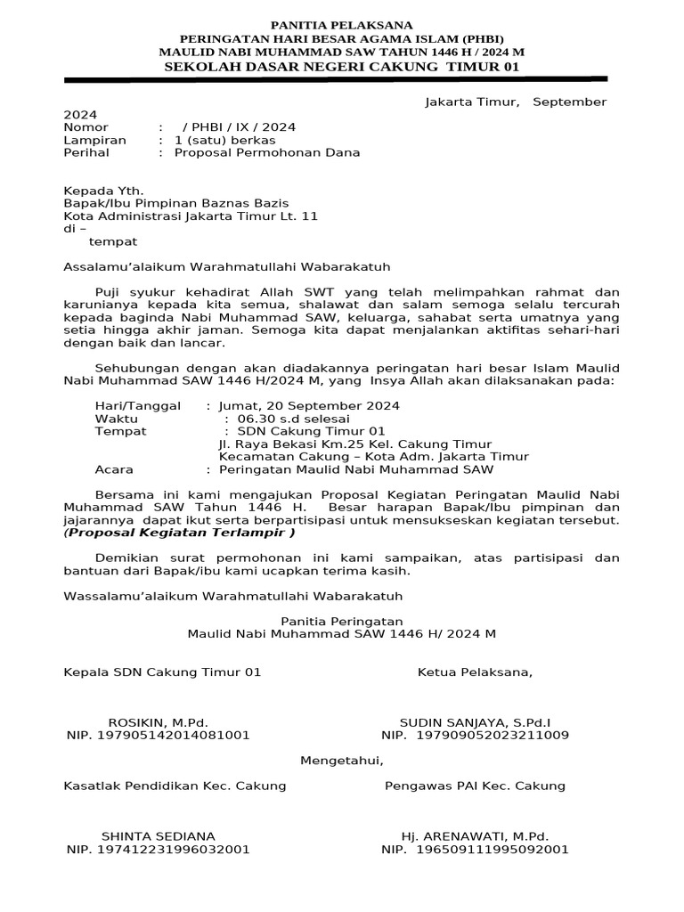 Surat Proposal | PDF