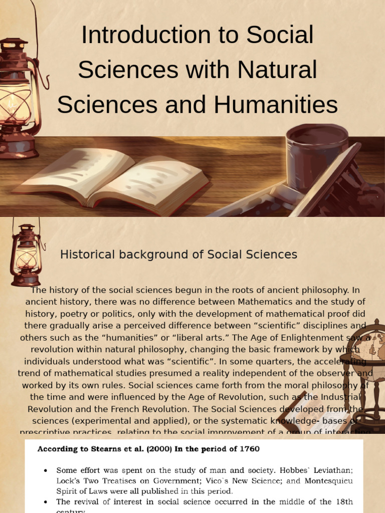 Introduction To Social Sciences With Natural Sciences and Humanities | PDF