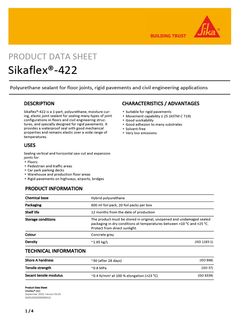 Sikaflex®-422 | PDF
