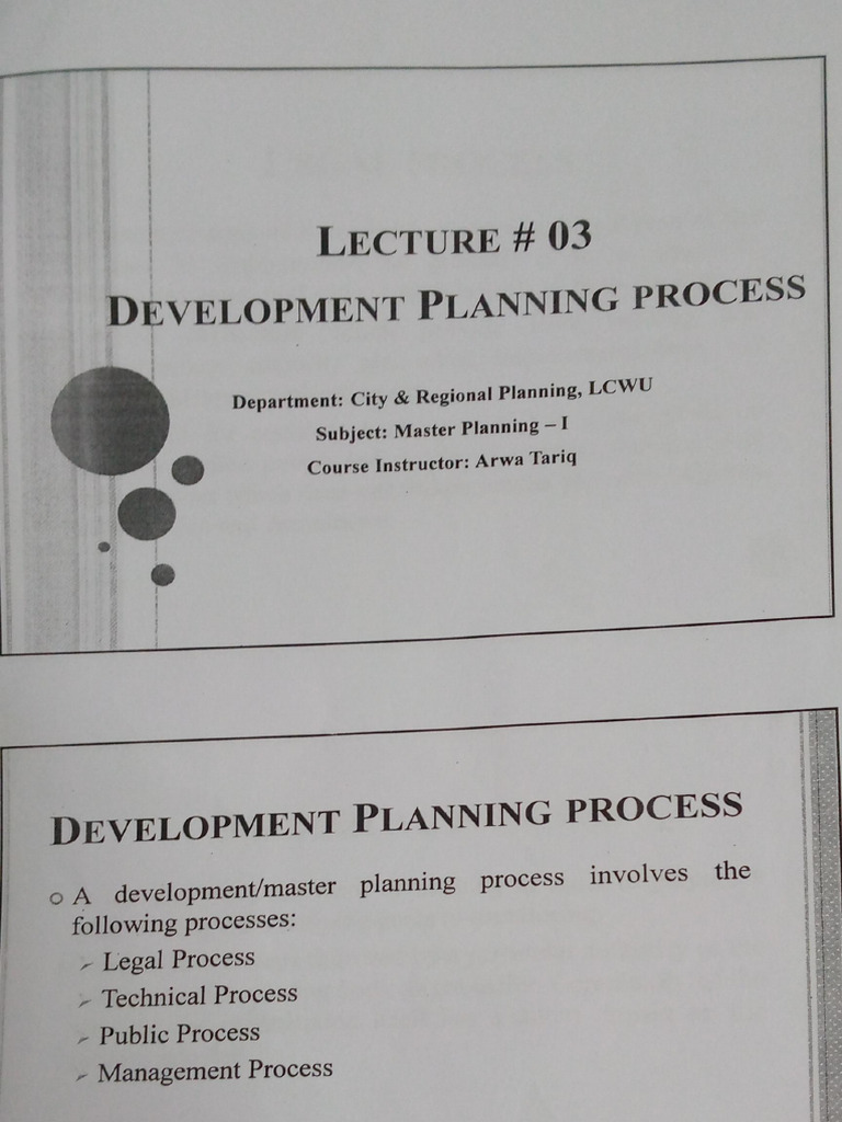 7th Master Planning L3 | PDF