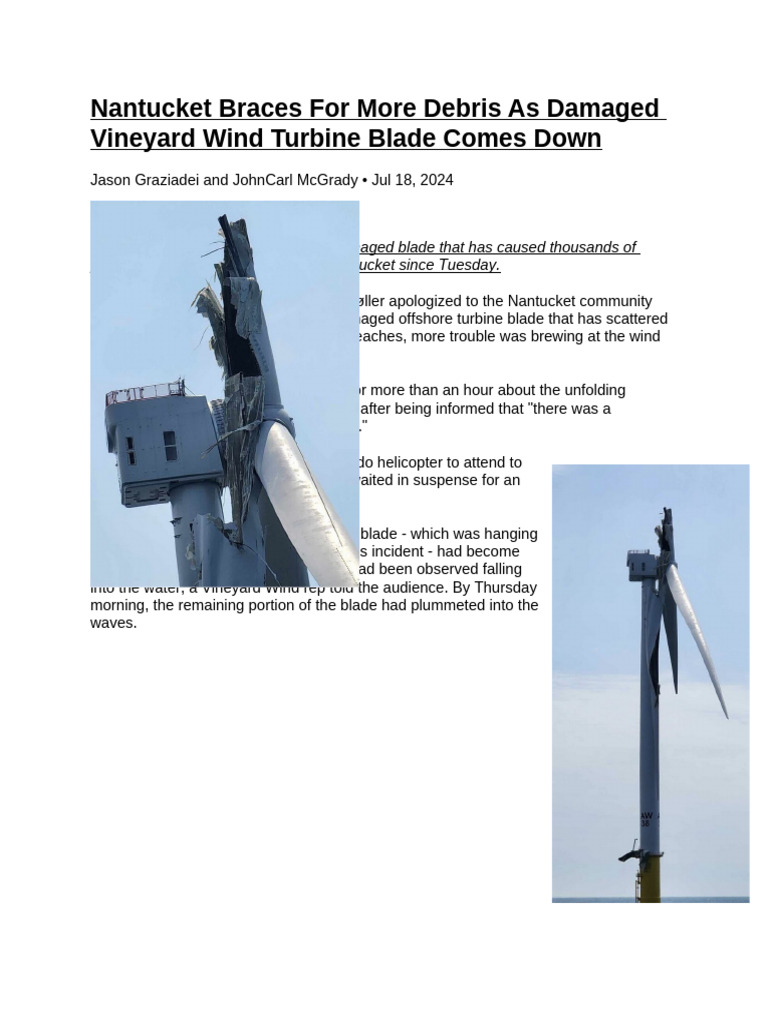 Wind Turbine Accidents | PDF