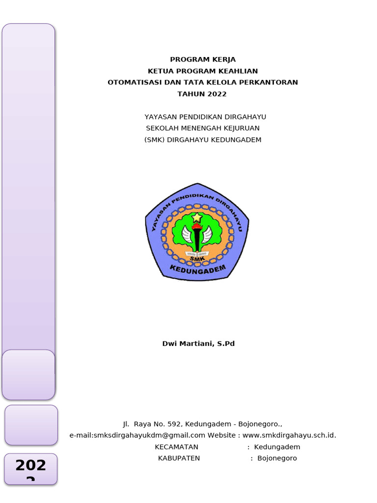 Program Kerja Otkp | PDF