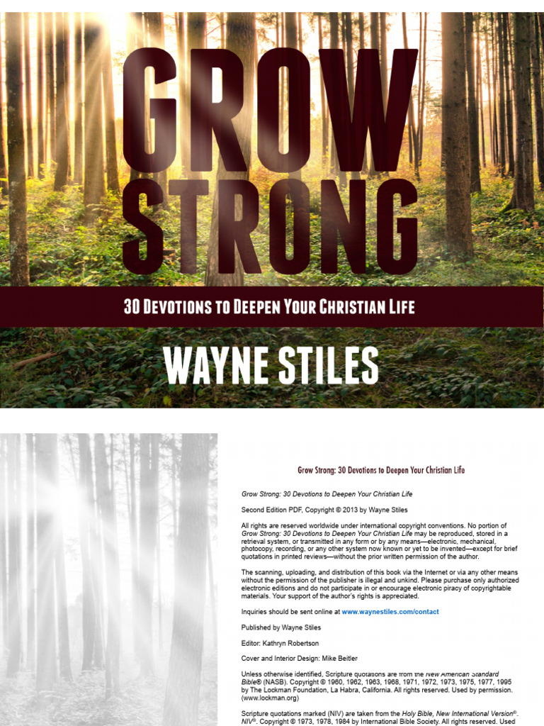 Grow Strong by Wayne Stiles | PDF