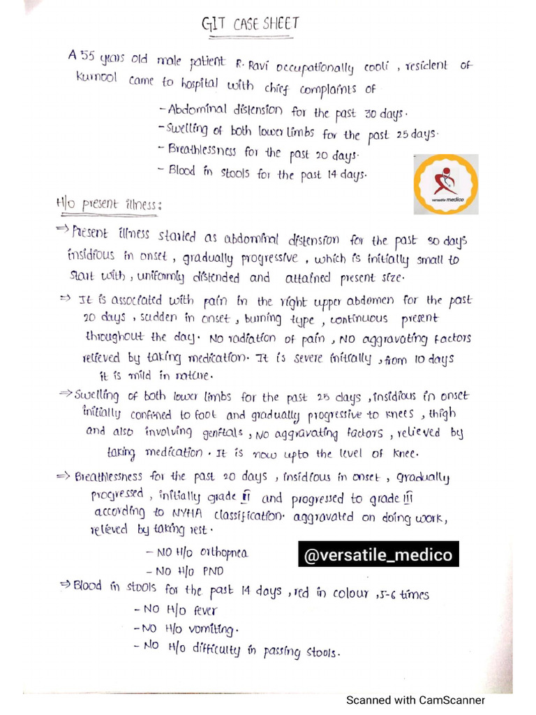 Medicine Case Sheets VM | PDF