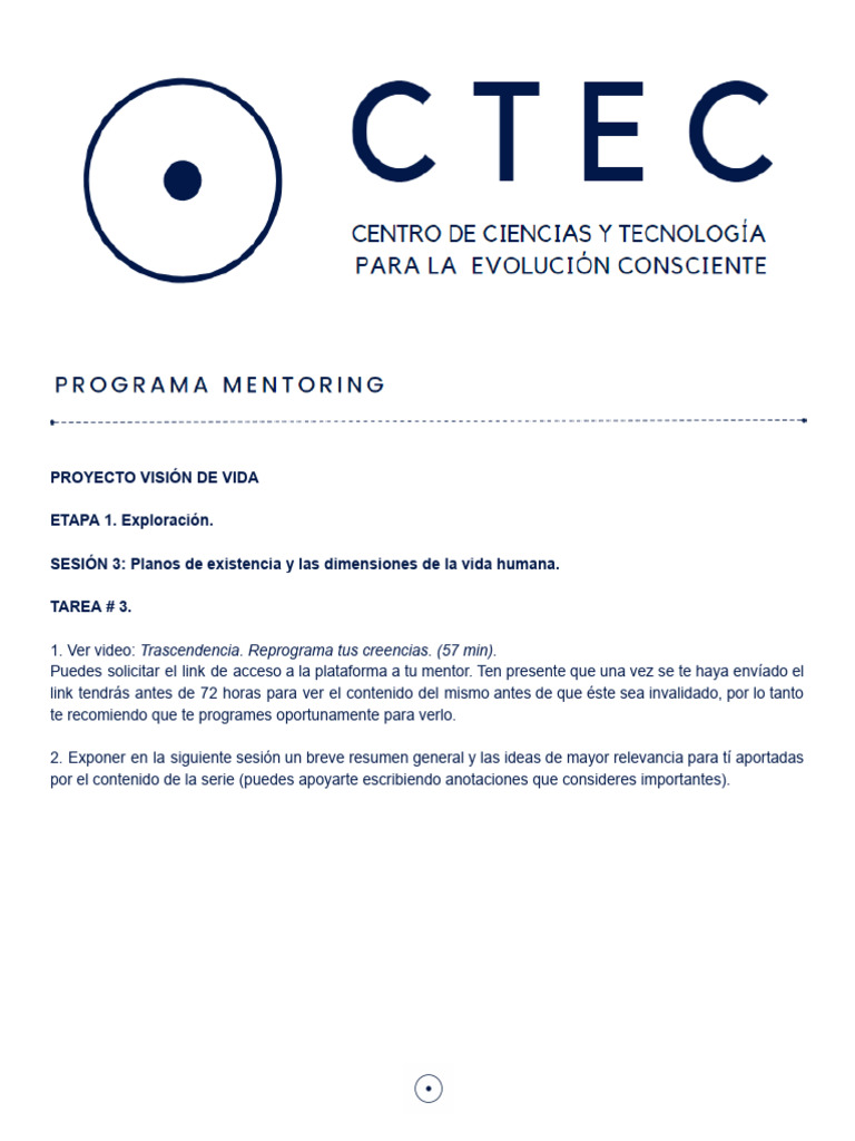 Tarea #3 Laboratorio CTEC | PDF | Career & Growth | Self-Improvement