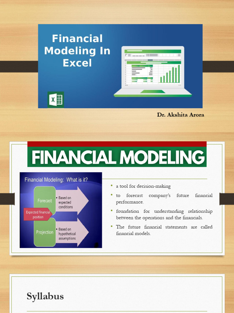 CH 1 Basics of Fin Modeling | PDF