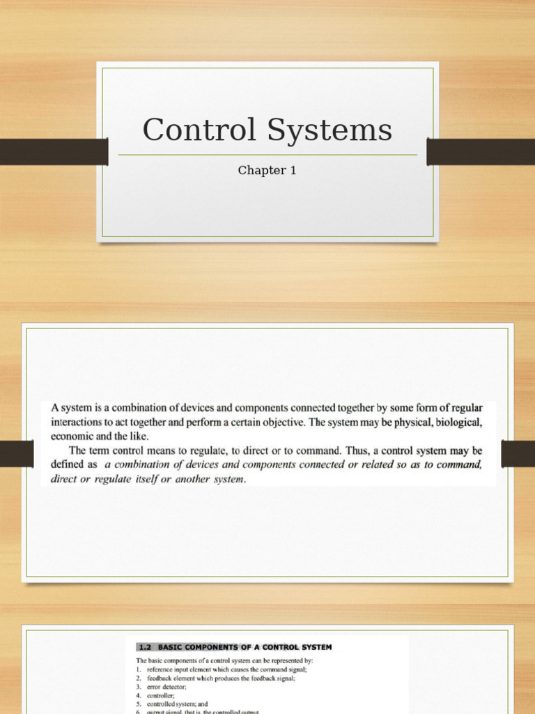 Control Systems Ch1 | PDF | Science & Mathematics | Computers