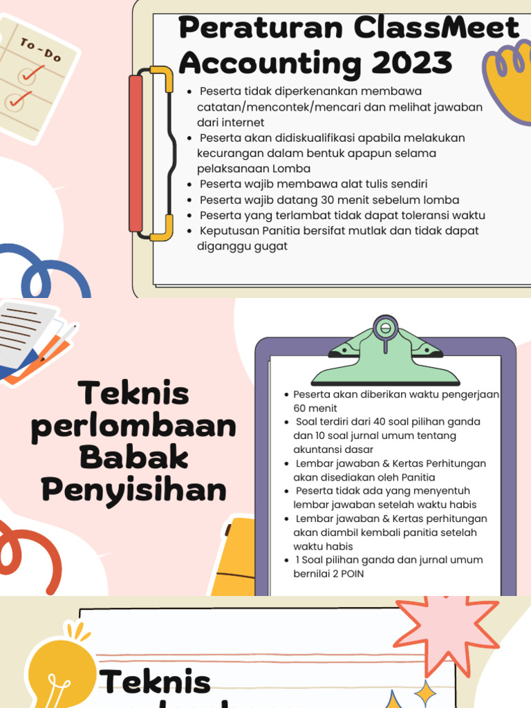 Peraturan ClassMeet Accounting 2023 (4) | PDF
