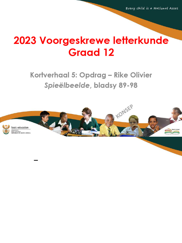 SCMP - EAT - 2023 - Kortverhaal 5 - Opdrag | PDF